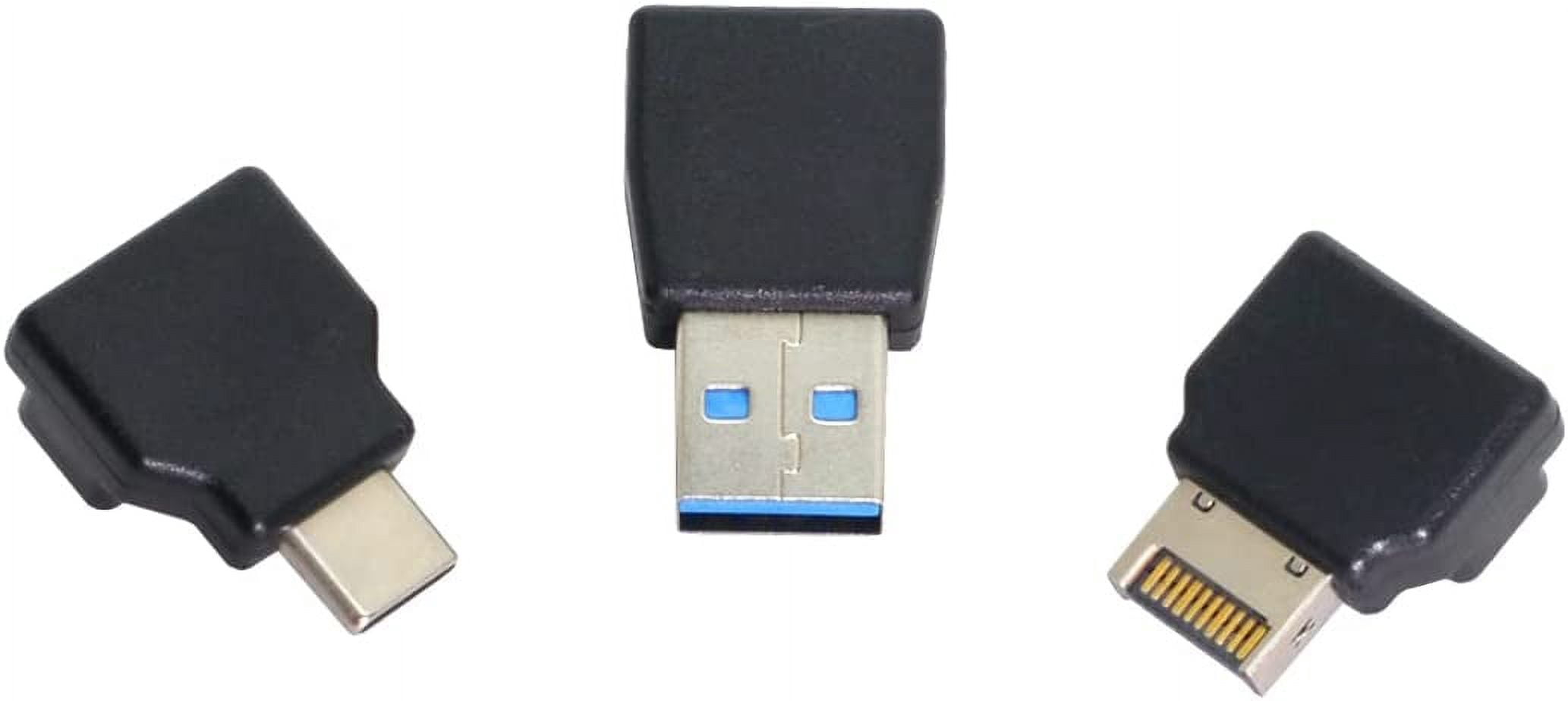 3pcs USB 3.1 Front Panel Header Female Type-E to Male Type-A & Type-C ...