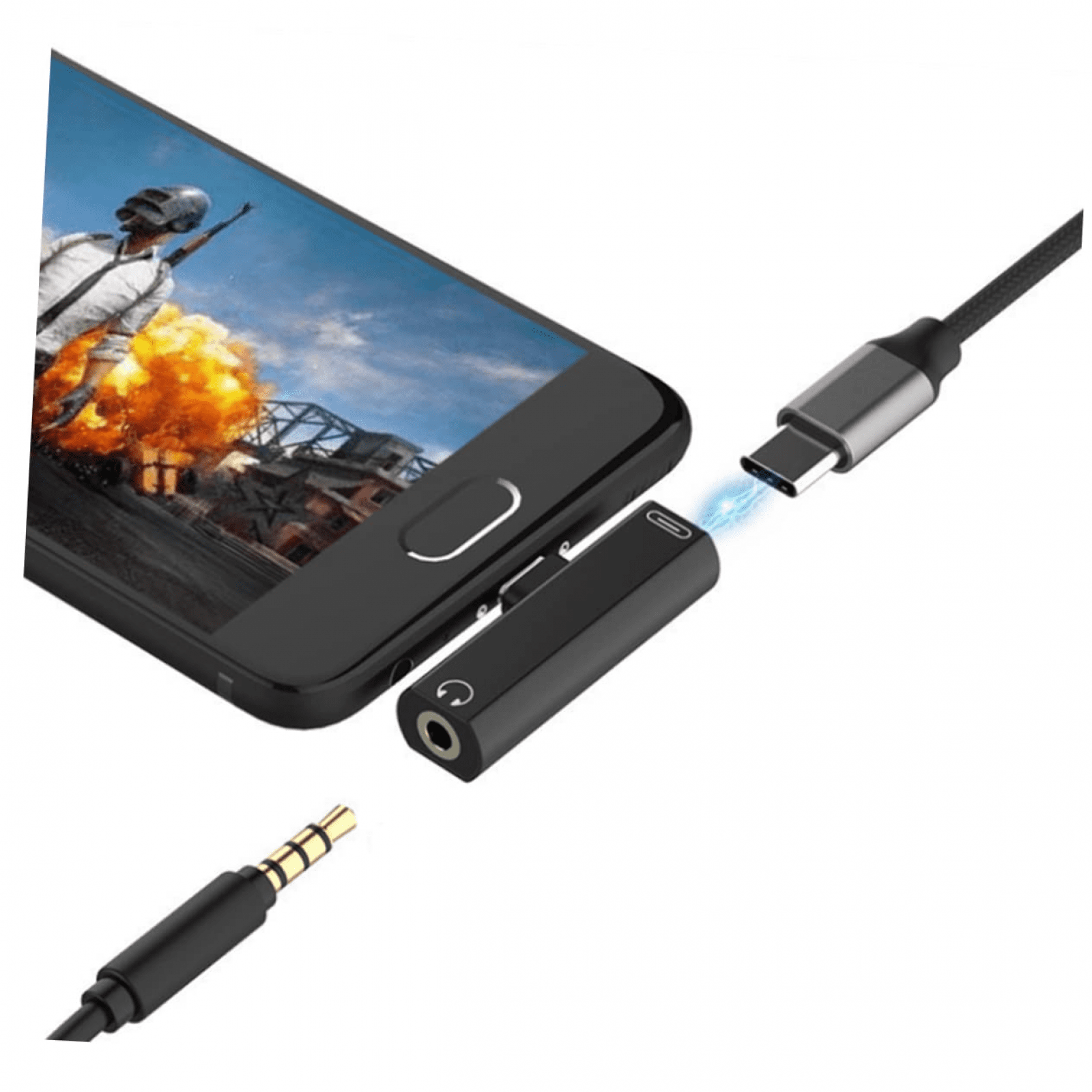 3pcs USB c Headphone Adapter Earphone Converter Type Headphone ...