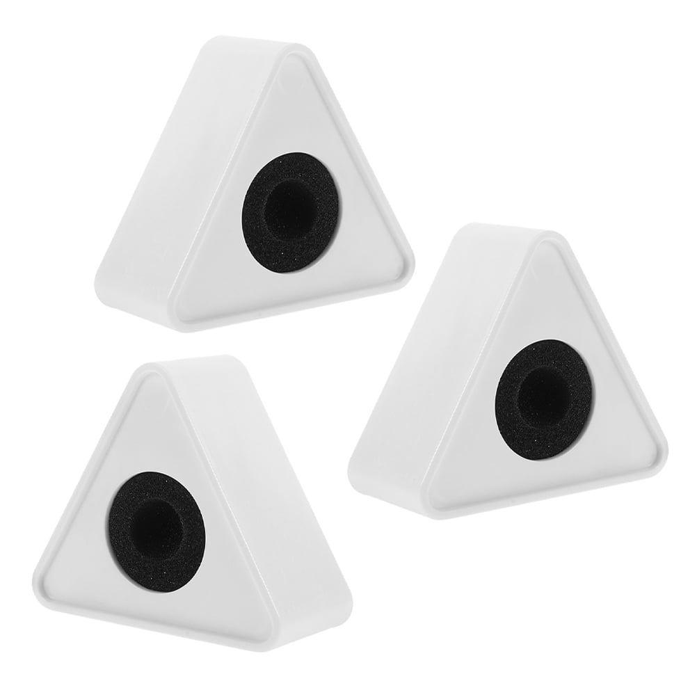 OFFIGAM Set of 3 Triangular Microphone Logo Flags for Professional Mic ...