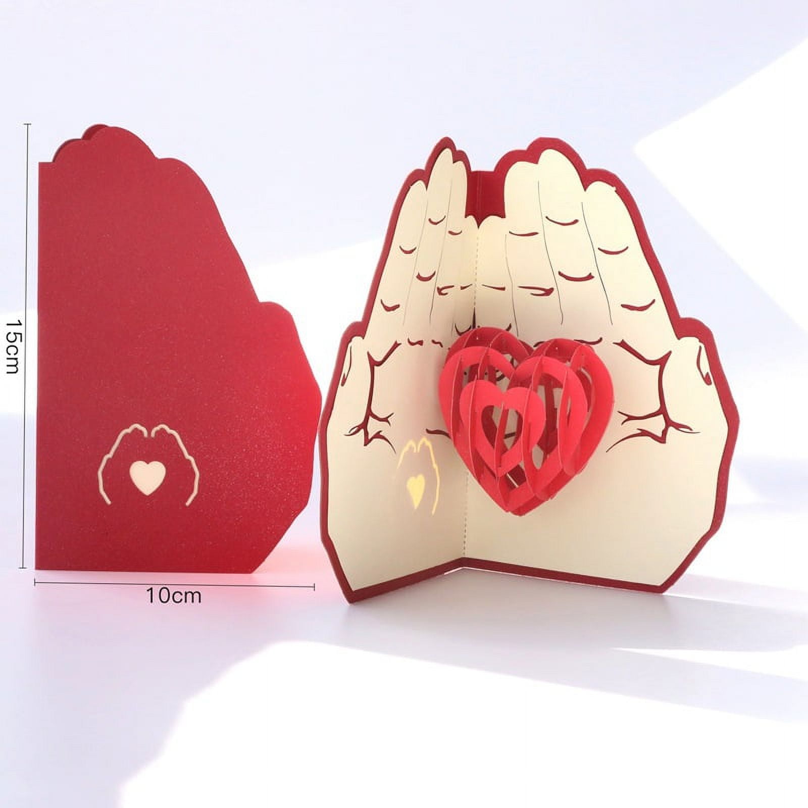3pcs Valentine's Day gift, couples' fun Pop Up Valentines Day Card,Love ...