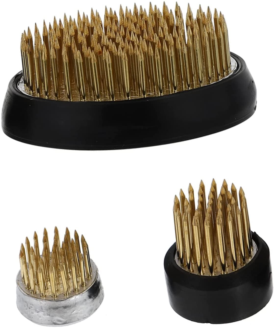 3pcs Vase Arrangers Center Accessory Tools Rubber Pin Art Stainless ...