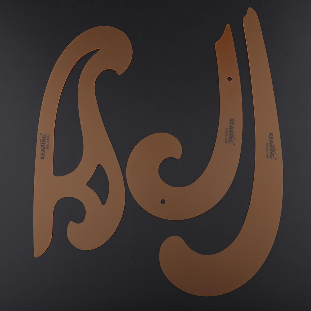 3pcs Very Useful Comma Shape Template for Drawing, Drawing Tools for ...