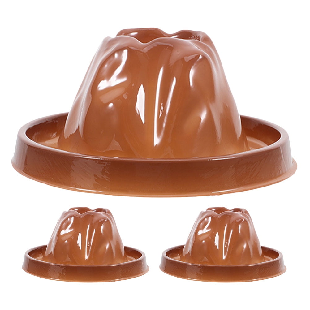 3pcs Volcanic Model Erupting Volcano Model Fake Volcano Learning Toy ...