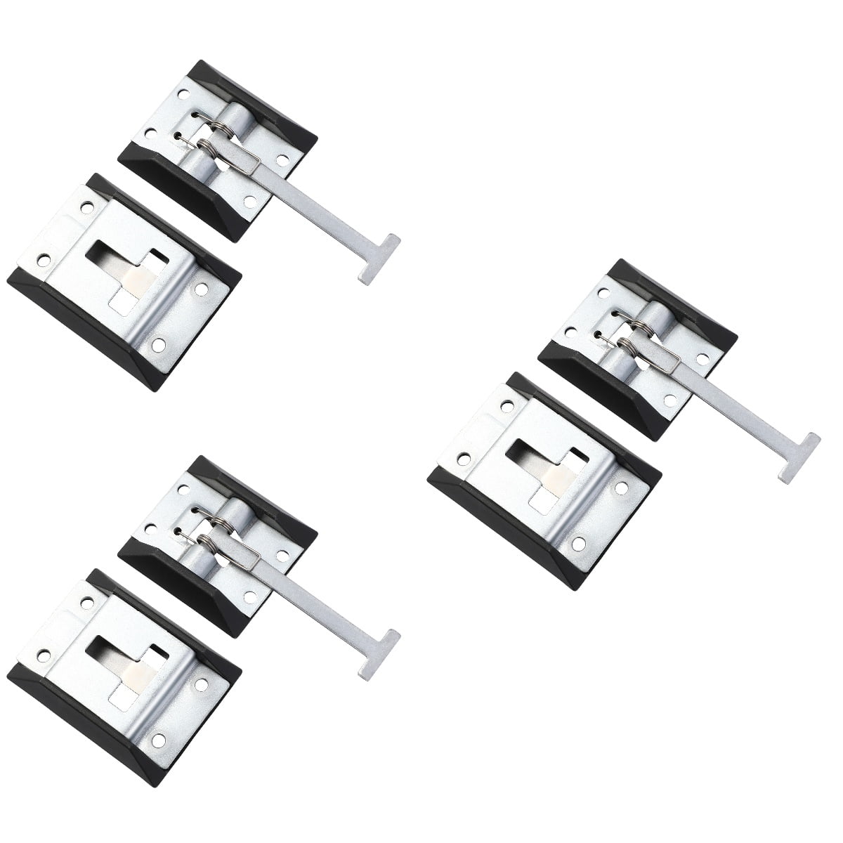 3pcs WINOMO 1 Pair RV Trailer Door Holder Stainless Steel T-Style Catch ...
