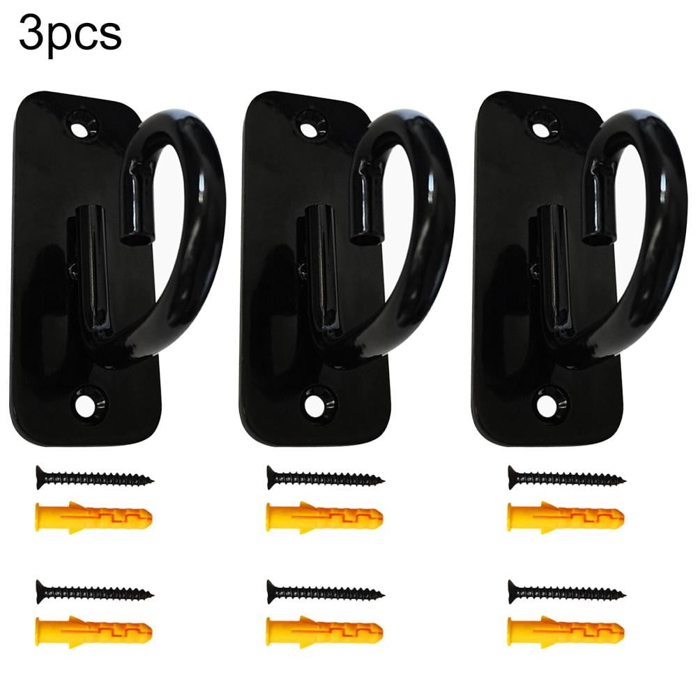 3pcs Wall Mount Anchors for Resistance Bands Workout Hooks for Strength ...