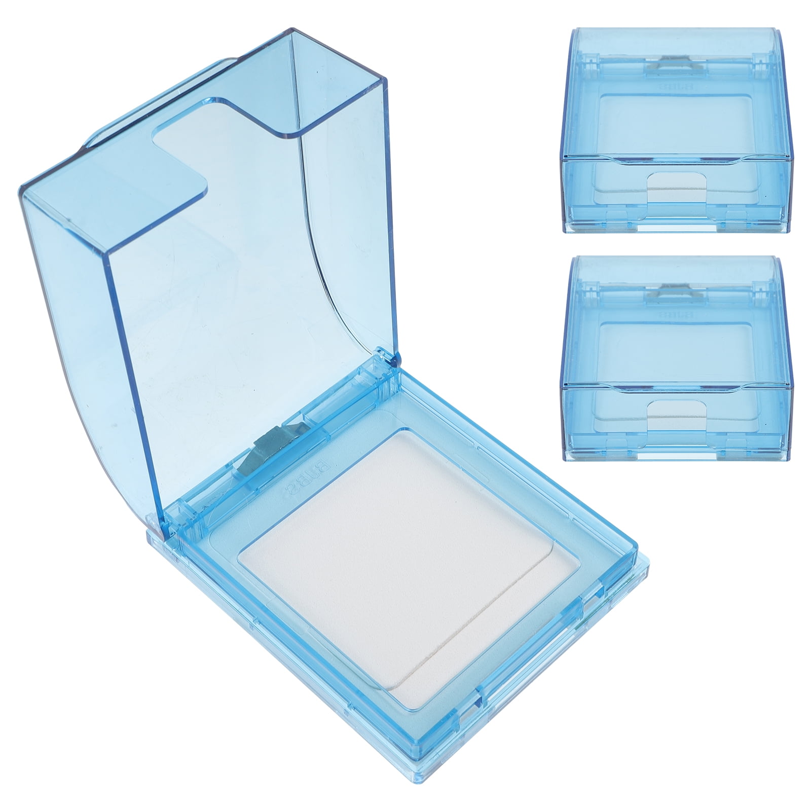 3pcs Wall Socket Face Plate Panel Boxes Plastic Socket Waterproof Cases ...