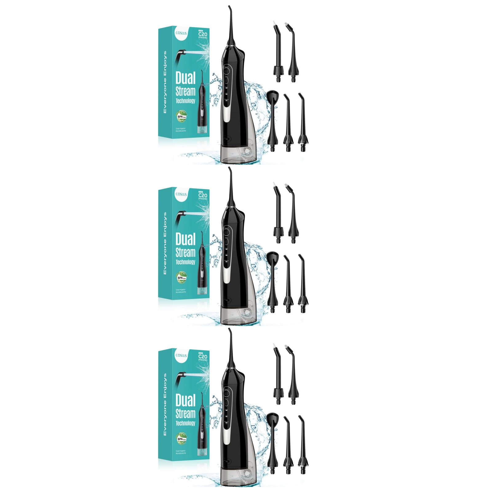 3pcs Water Flosser Pick: Professional Portable Oral Irrigador 300ML ...