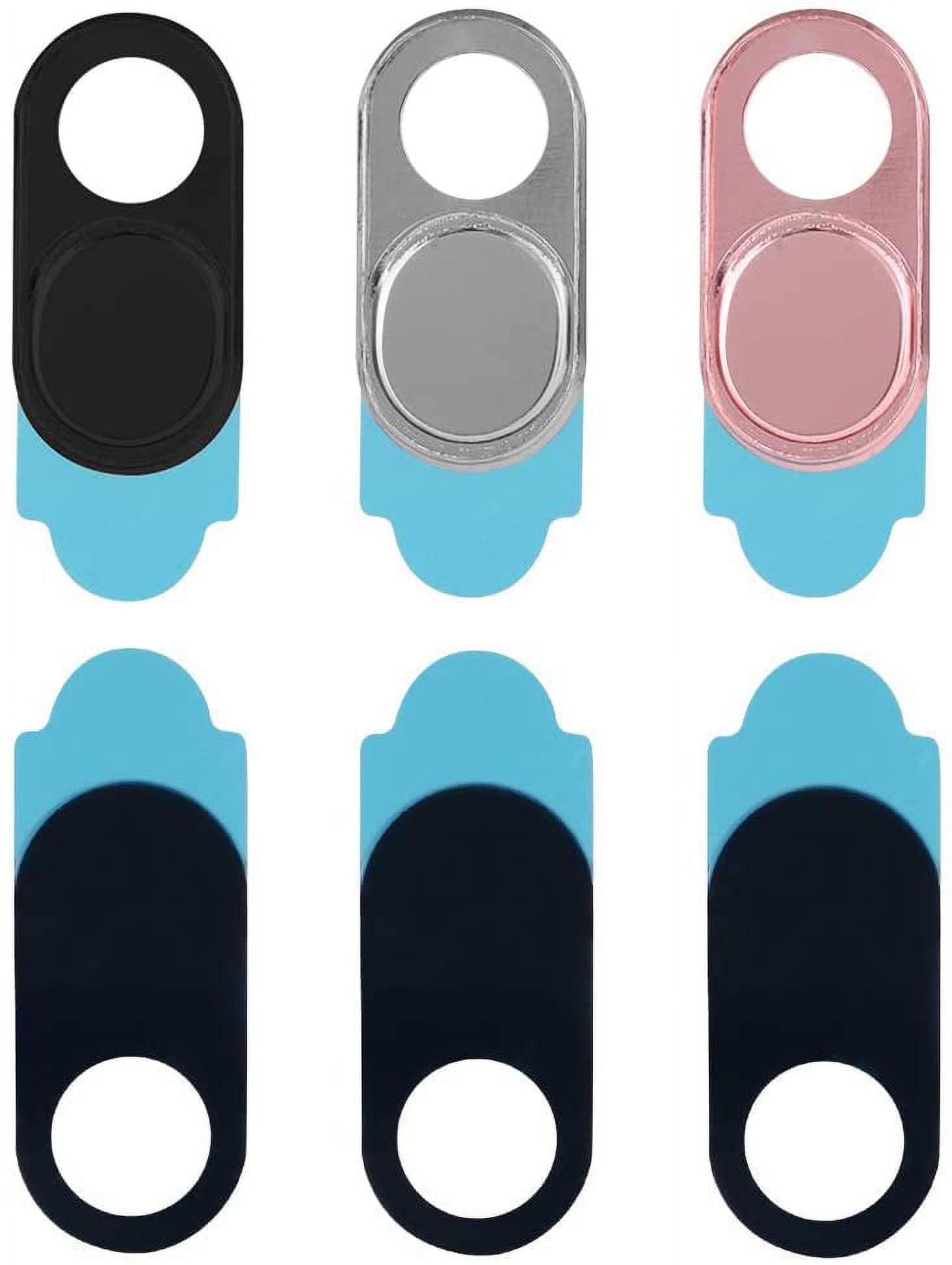 3pcs Webcam Cover, Metal Web Camera Lens Caps Camera Privacy Protect ...