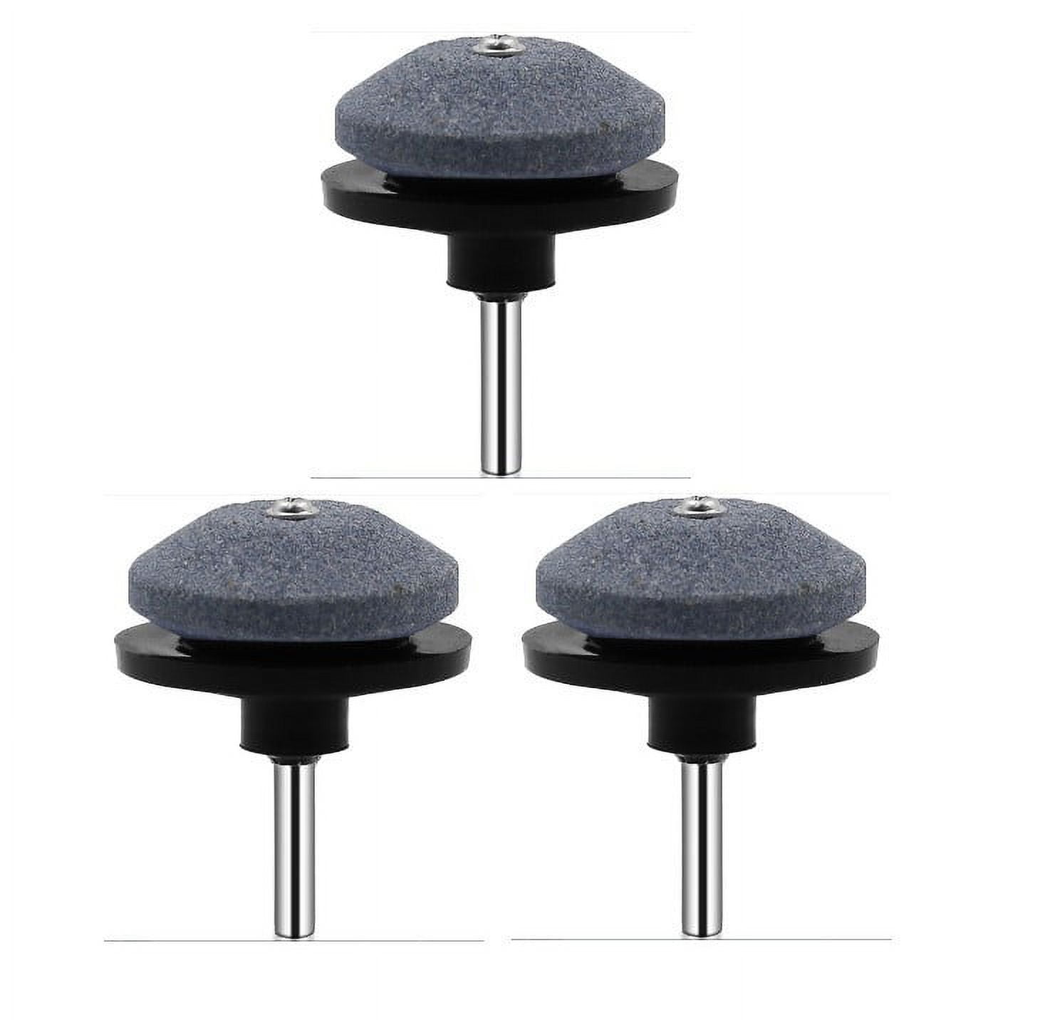 3pcs Wheel Stone Lawn Mower Blade Sharpening Stone Circular Sharpener ...