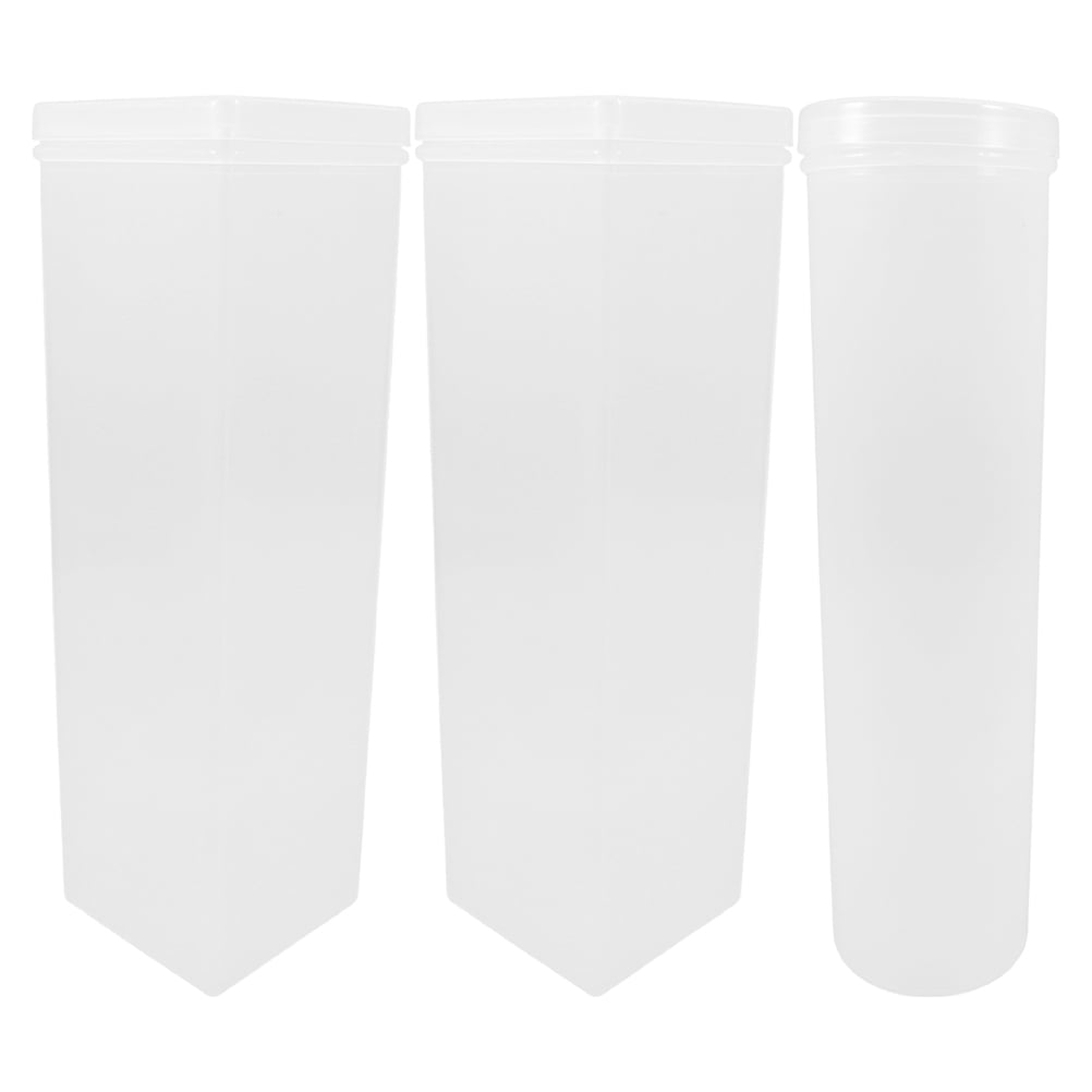 3pcs White PP Pasta Containers Storage with Airtight Seals for Kitchen ...
