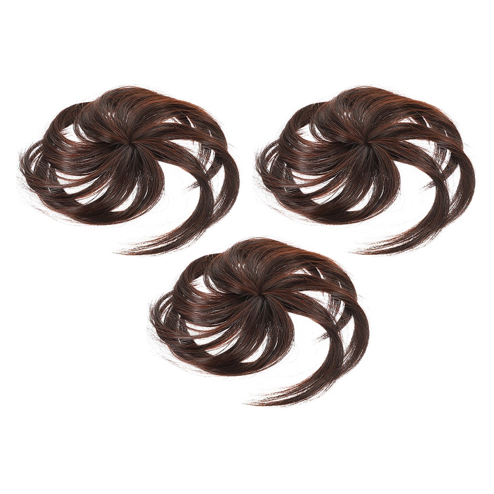 3pcs Wigs Women Hairpiece Human Hair Toppers Wiglets Hairpiece for ...