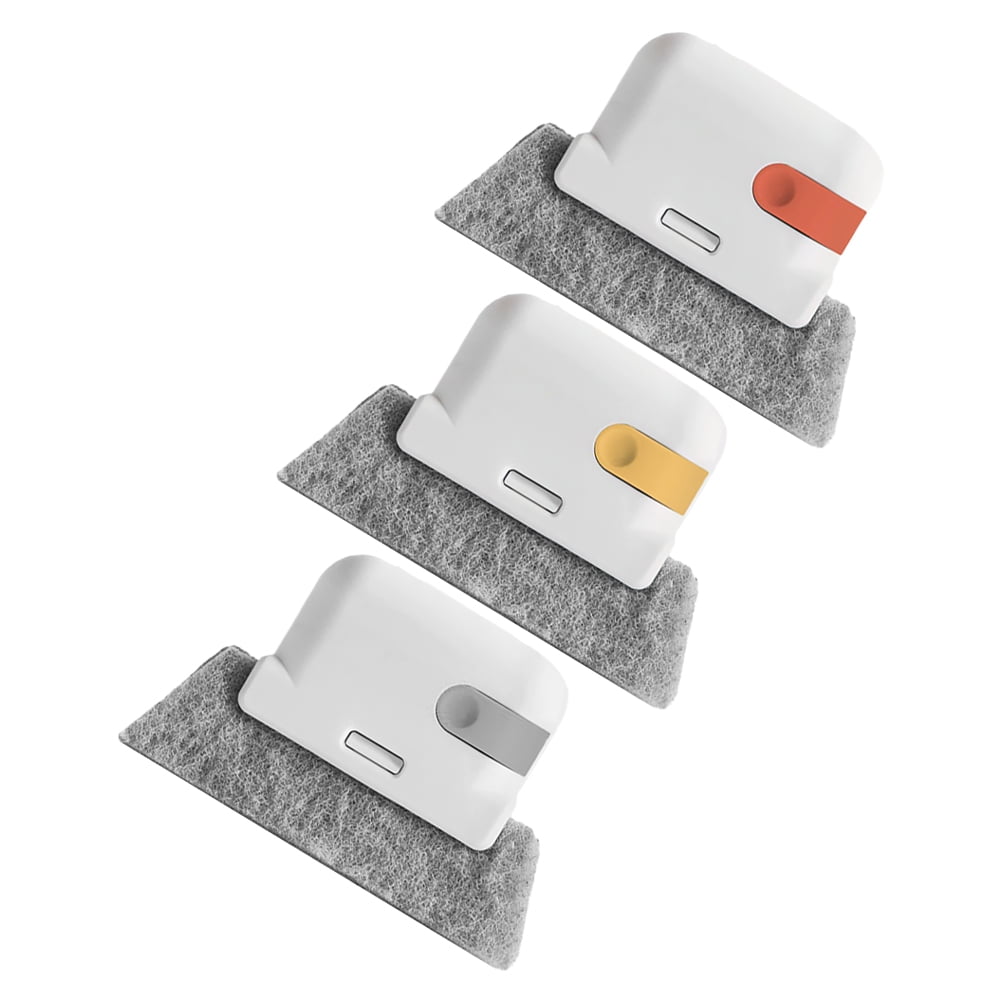 3pcs Window Track Cleaner Window Groove Cleaning Brush Tools Set Hand ...