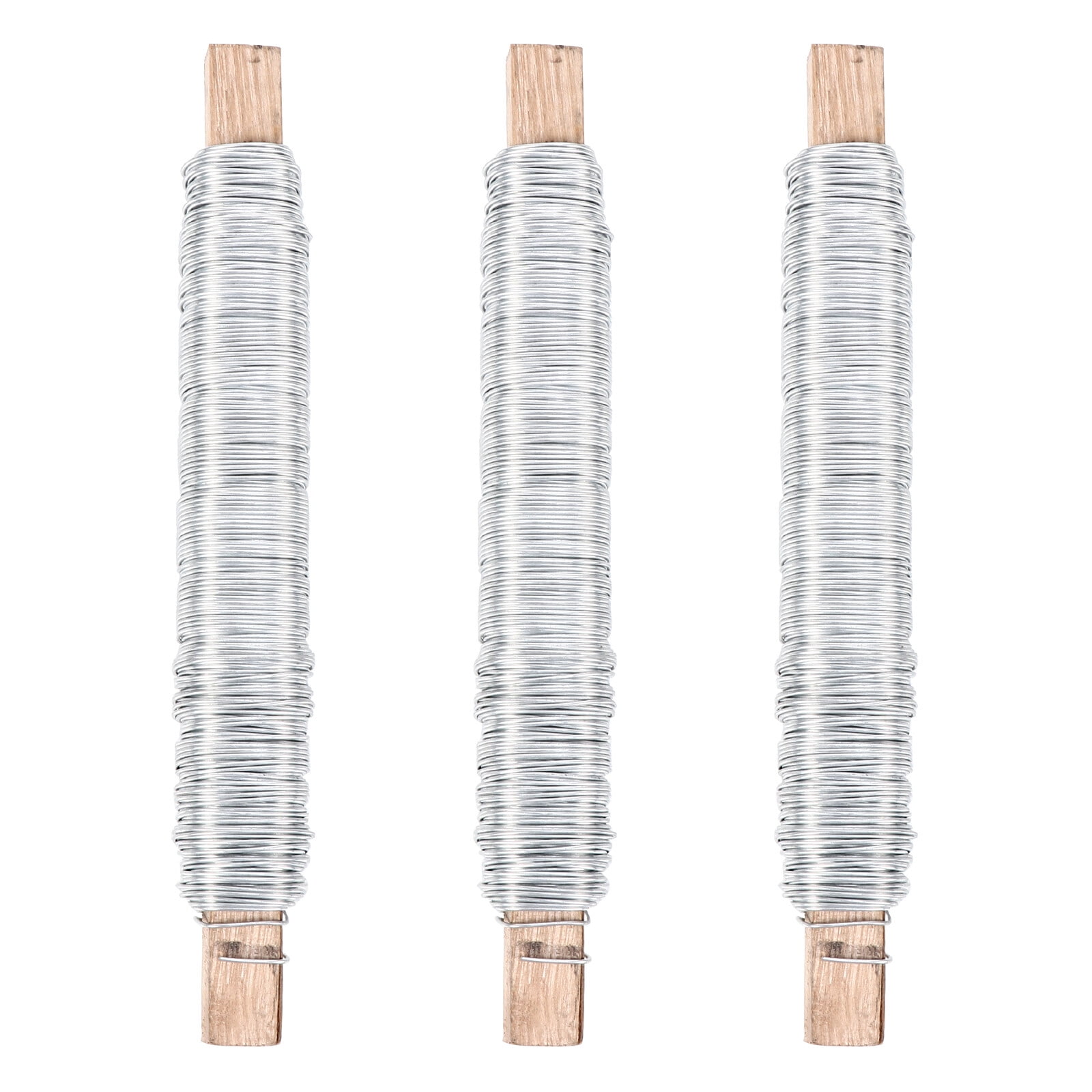 3pcs Wire Floral Ties Silver Vine Stem Ties Flower Binding Wires ...