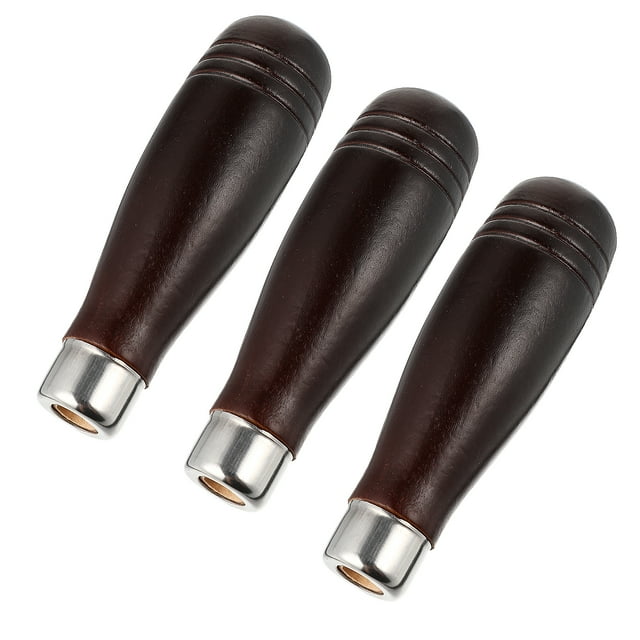 3pcs Wooden File Handle Accessories File Handle Replacements Wooden ...