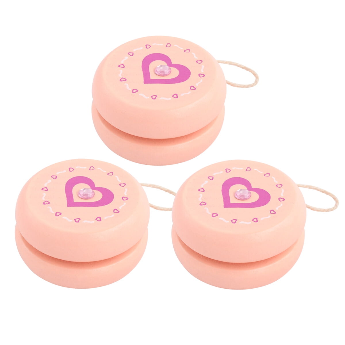 3pcs Wooden Yoyo Toys Kid Educational Playthings Creative Wood Kid Yoyo ...