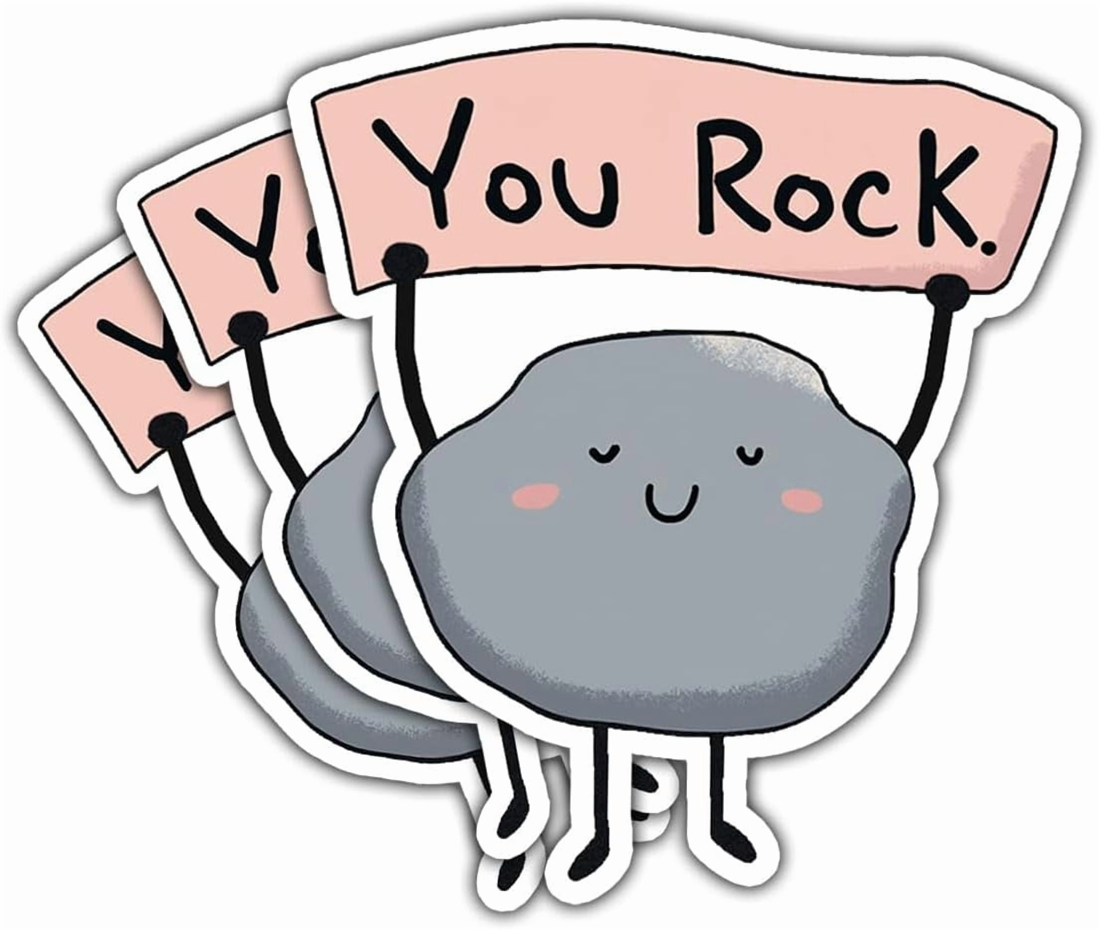(3pcs) You Rock Sticker, Funny You Rock Sticker, You Rock Meme ...