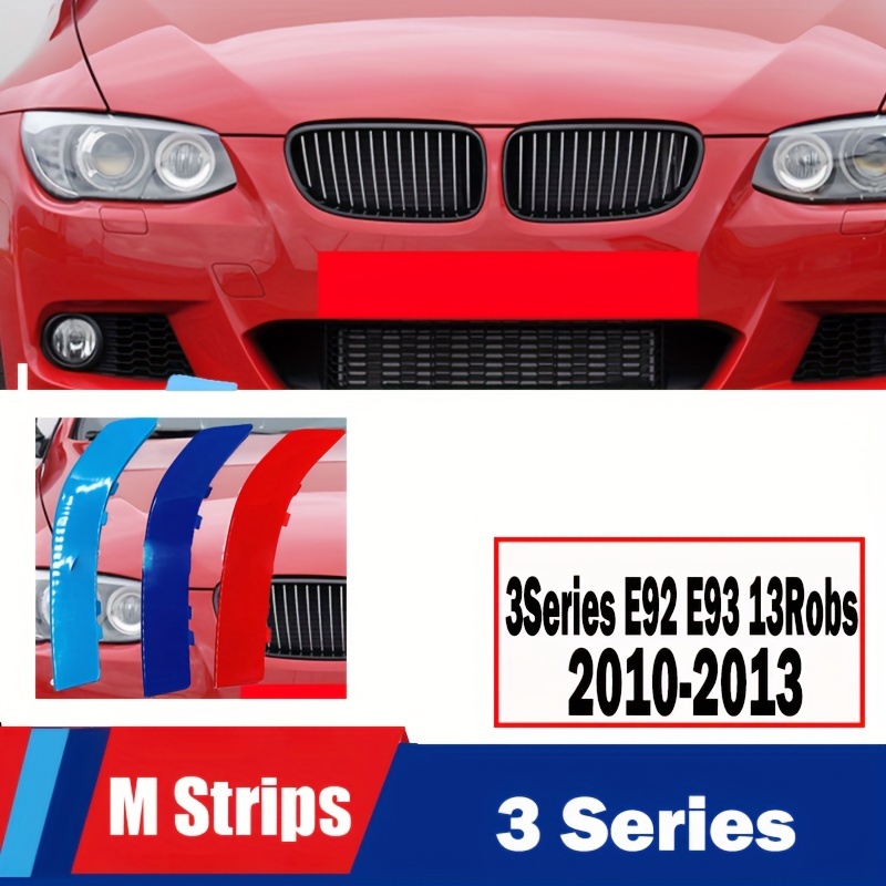 3pcs/lot Car Grille Network Decor Trims Grill Sticker For BMW E90 E91 ...