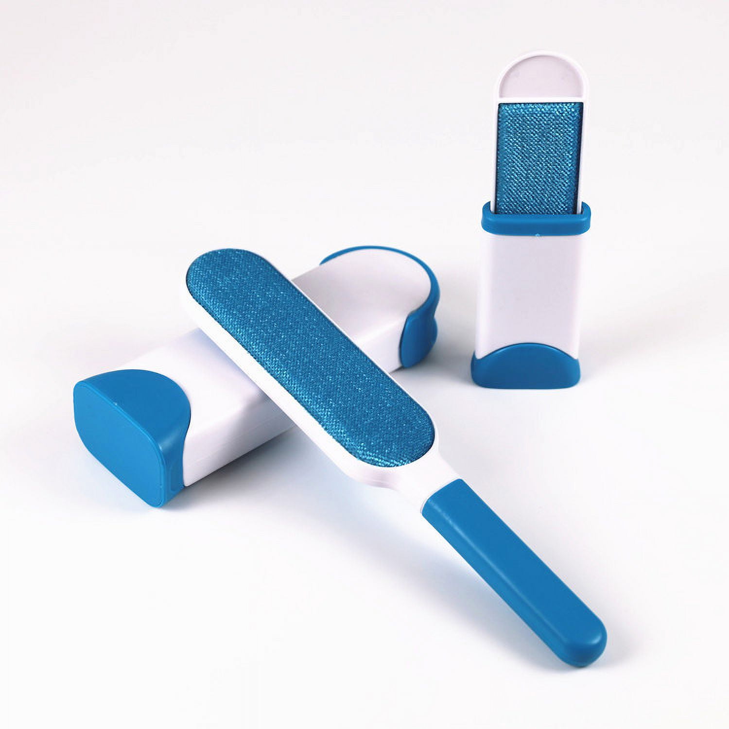 3pcs/set Reusable Fur Lint Remover Wand Double Sided Brush Self ...