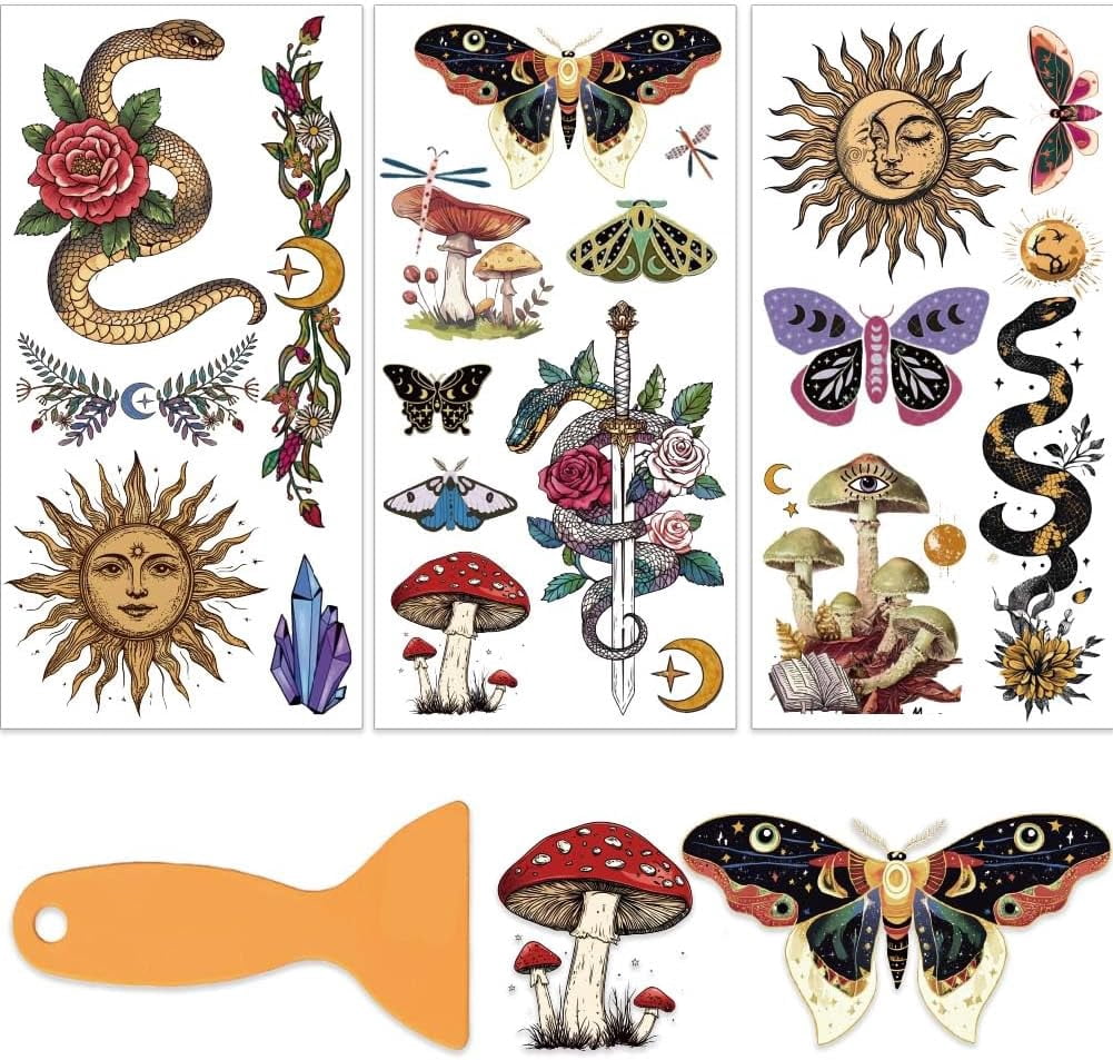 3pcs/set Snake Mystery Rub on Transfers for Furniture and Crafts 6x12 ...