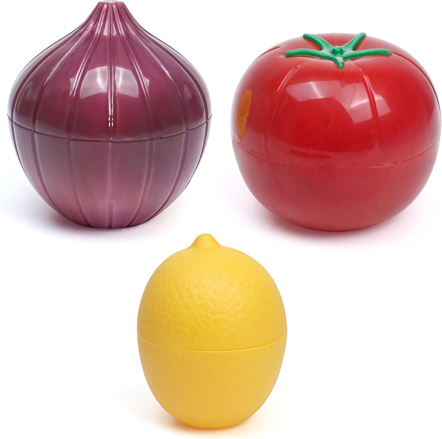 **3pcs vegetable saver storage, onion keeper for refrigerator, creative ...