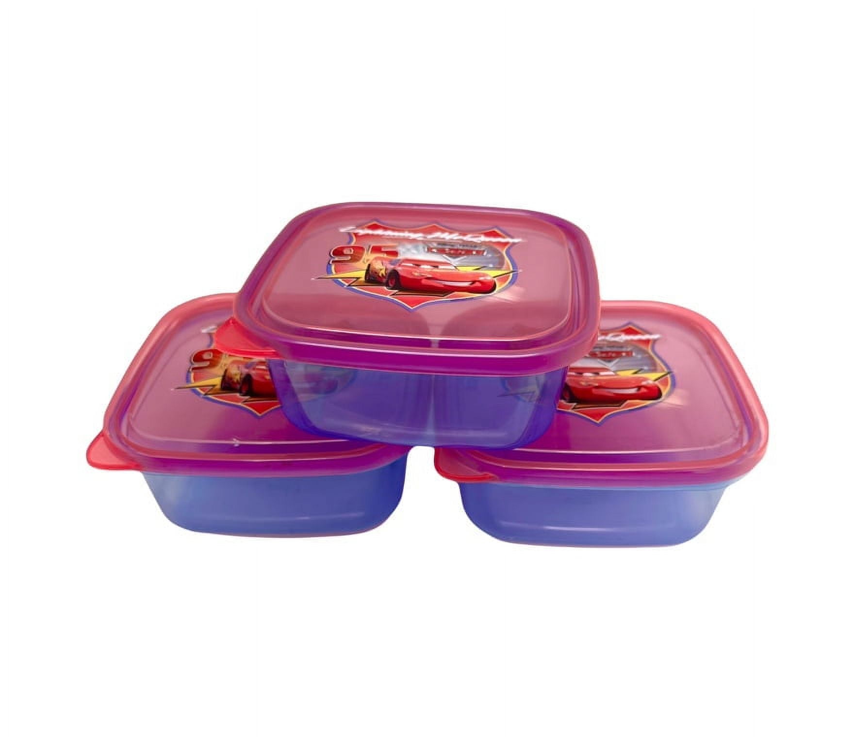 3pk Disney CARS Food Containers (25oz each) - Walmart.com