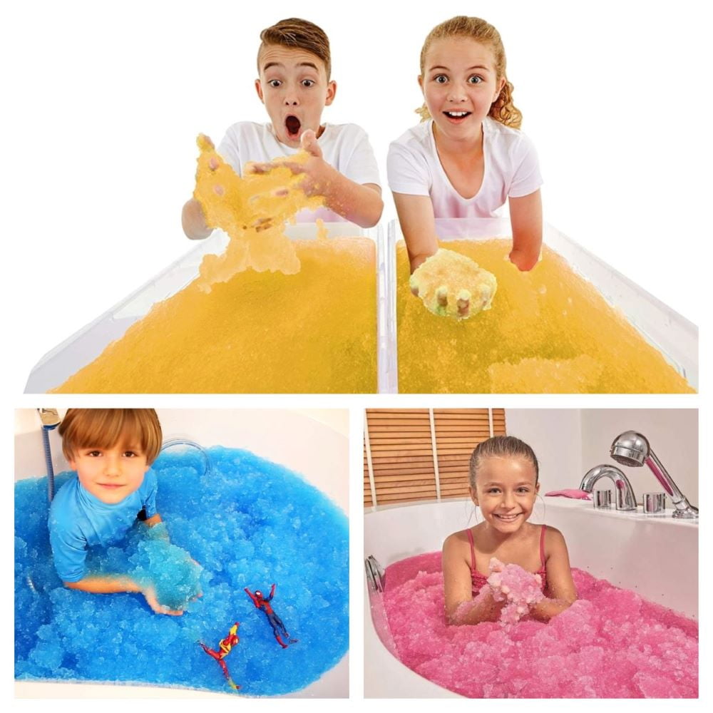 3pk Slime Bath Gelli Baff - Yellow, Blue, Pink Pack - Walmart.com