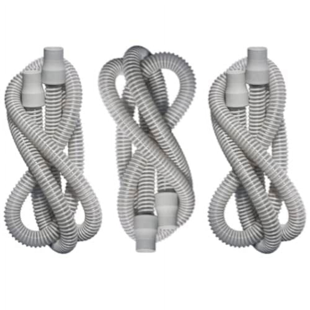 3pk Sunset 6Ft CPAP Tubing 19mm ID with 22mm Cuffs Gray (TUB06 ...