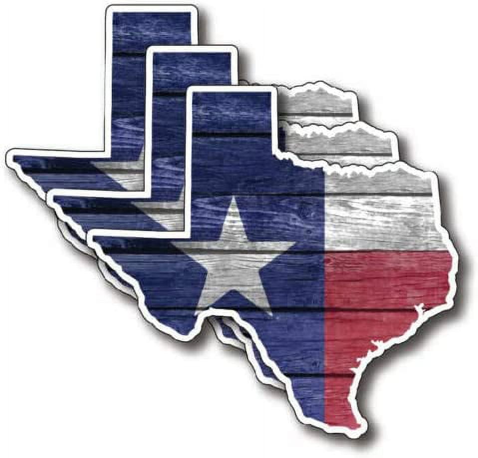 3pk Texas Lone Star State Flag Vinyl Decal Sticker Truck Car Bumper Car ...