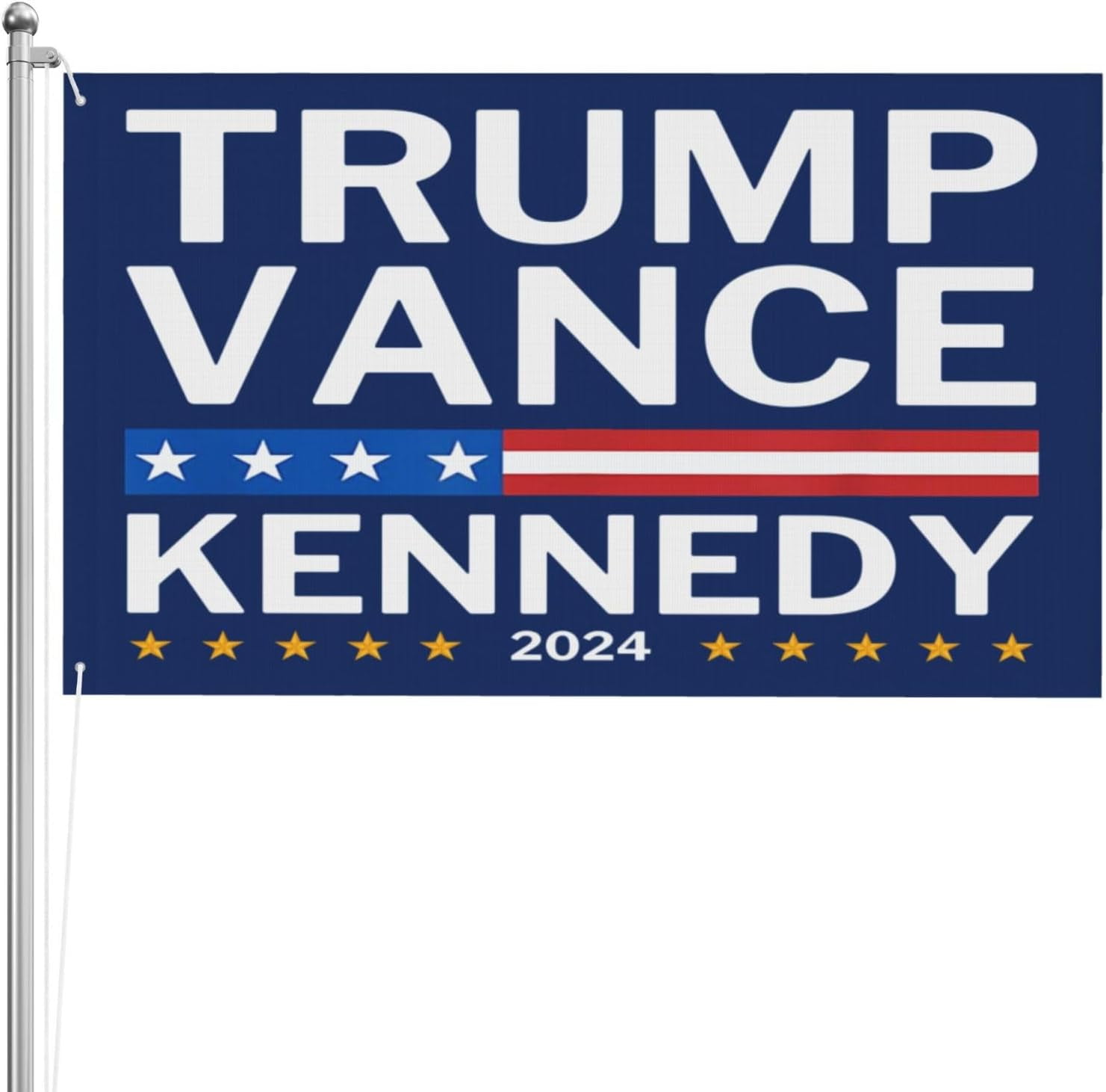 3ply Double-Side 3x5 Flag, Trump Vance Kennedy 2024 Flag 3x5 Blue, Vote ...