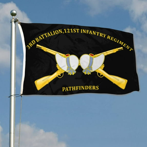 3rd Battalion,121st Infantry Regiment Pathfinders 29th Infantry Division US Army Flag 3x5Feet ...