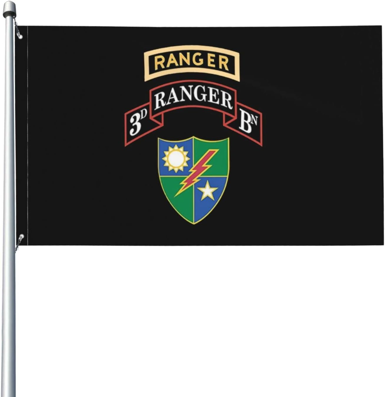 3rd Battalion, 75th Ranger Regiment With Ranger Tab Garden 3x5Ft Flag ...