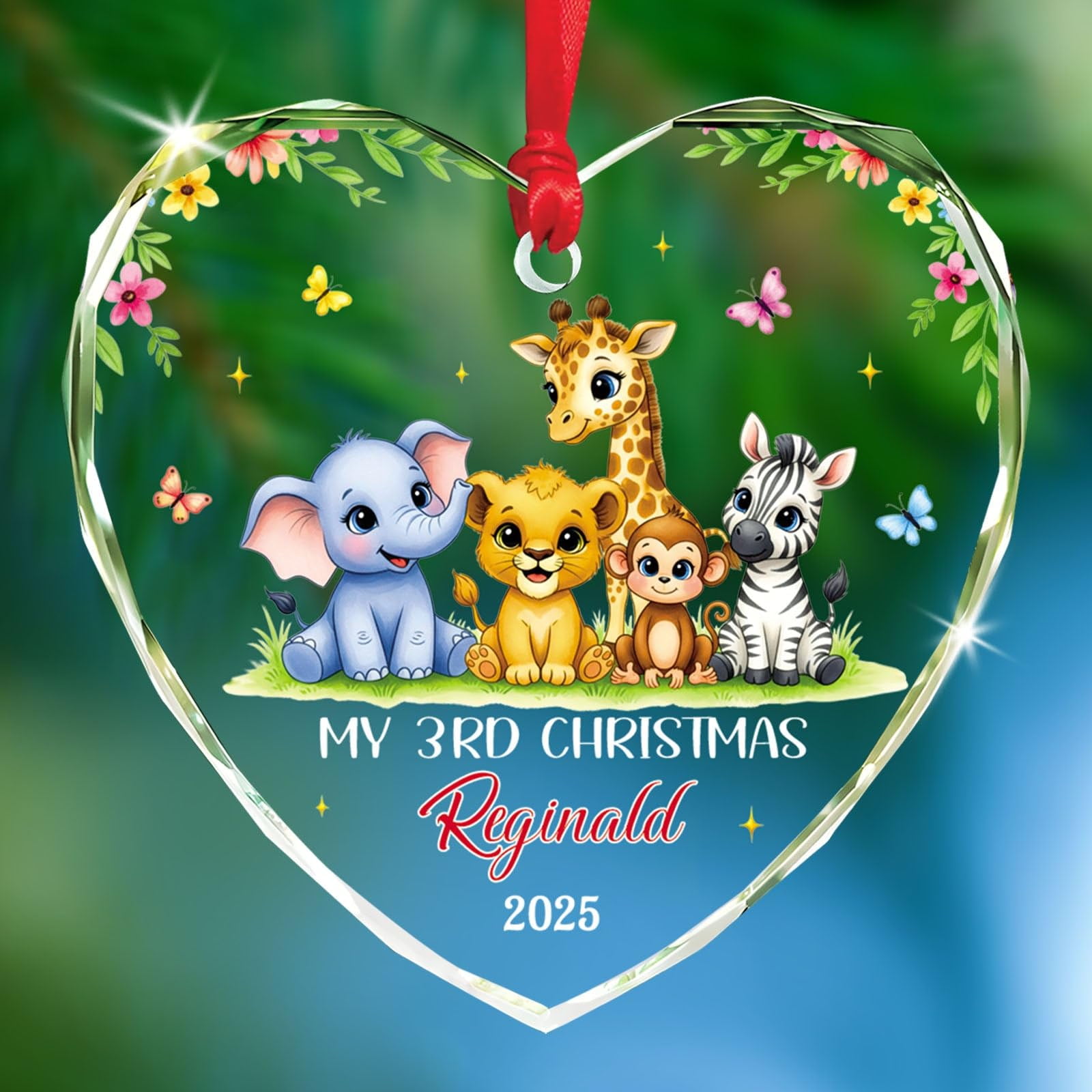 My 3rd Christmas Ornament 2025, Personalized Name Baby's Third Xmas ...