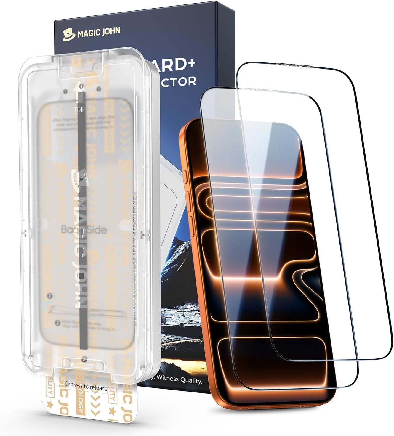 3rd Gen Upgraded for iPhone 17 Pro Max Screen Protector 6.9 Inch,HD ...