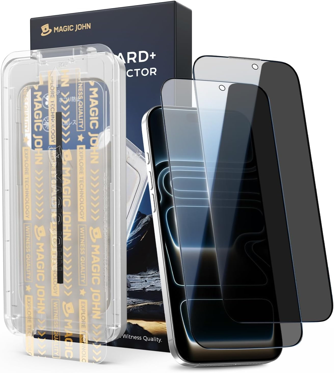 3rd Gen Upgraded for iPhone 17 Pro Privacy Screen Protector 6.3 Inch,25 ...