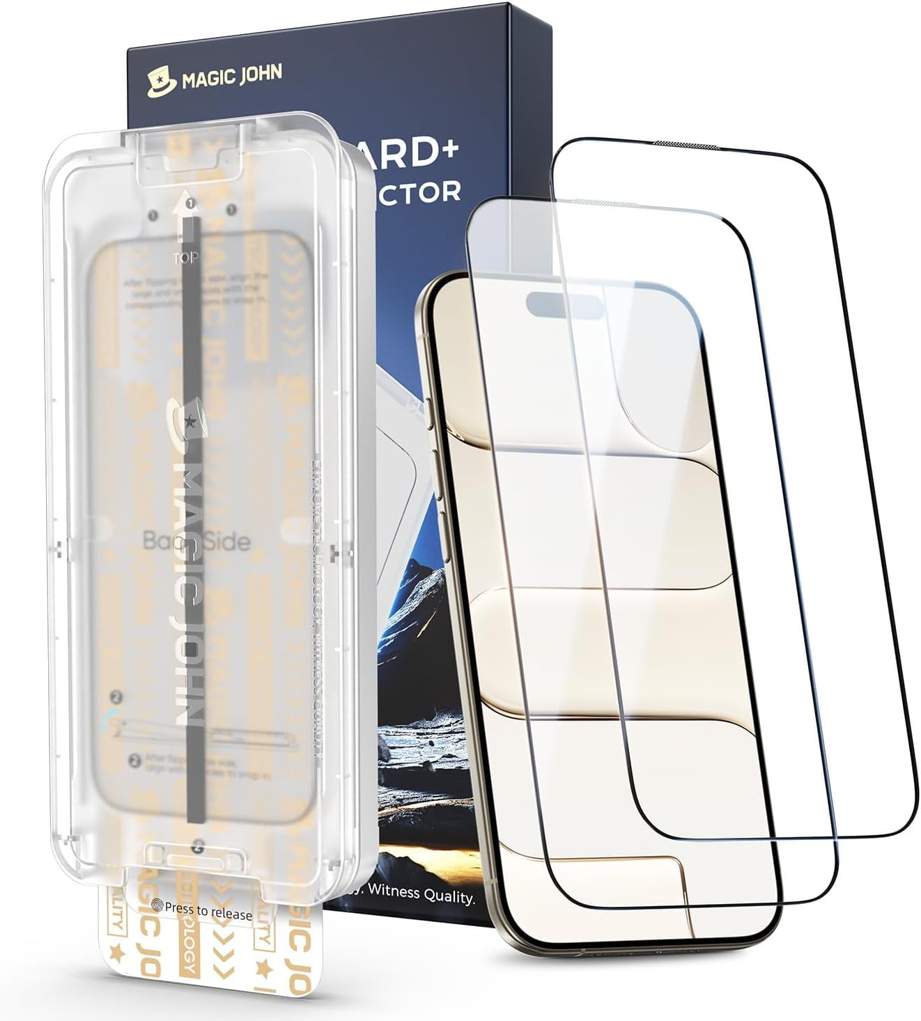 3rd Gen Upgraded for iPhone 17 Pro Screen Protector 6.3 Inch,HD Clear ...
