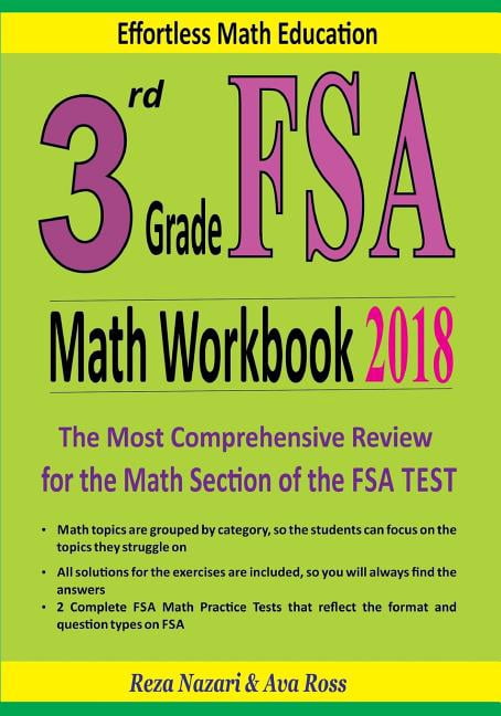 3rd Grade Fsa Math Workbook 2018 : The Most Comprehensive Review for ...