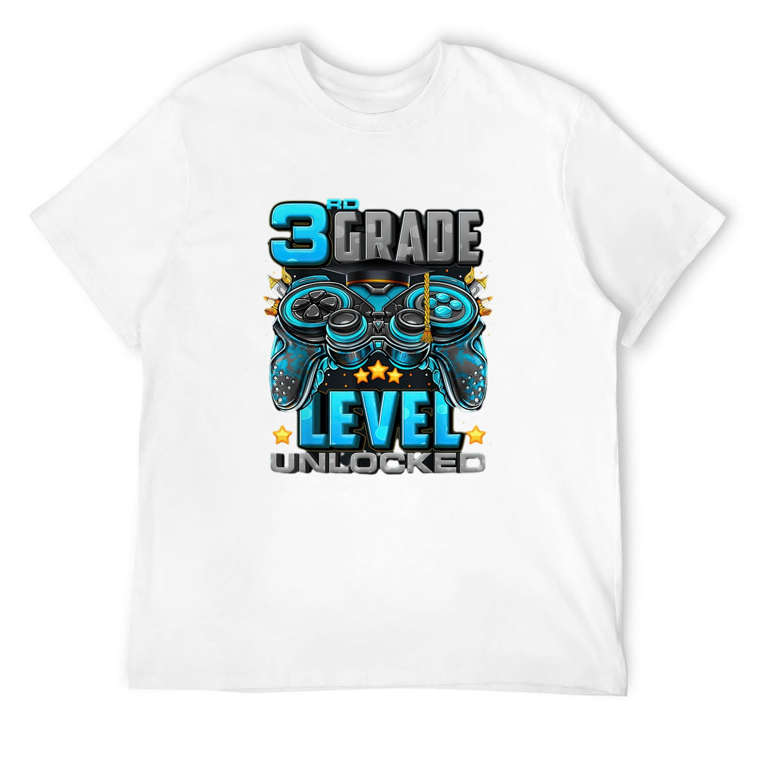 3rd Grade Level Unlocked Back To School 3rd Grade Boys T-Shirt White ...