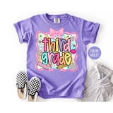 3rd Grade Shirt Preppy Coquette Back to School Tee - Walmart.com