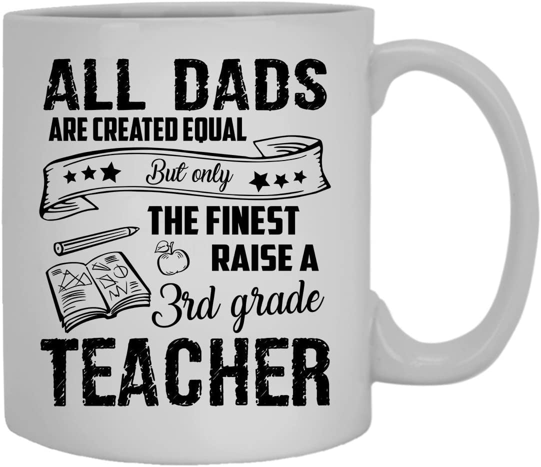 3rd Grade Teacher Dad Coffee Mug, Ceramic Mug Design 11 oz - Walmart.com