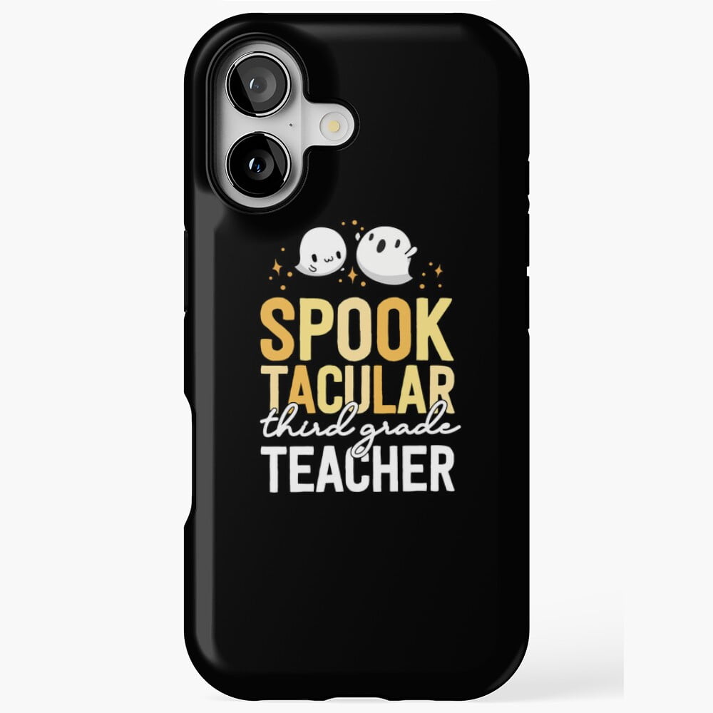 3rd Grade Teacher Matching Funny Halloween Quote Protective Cover for ...