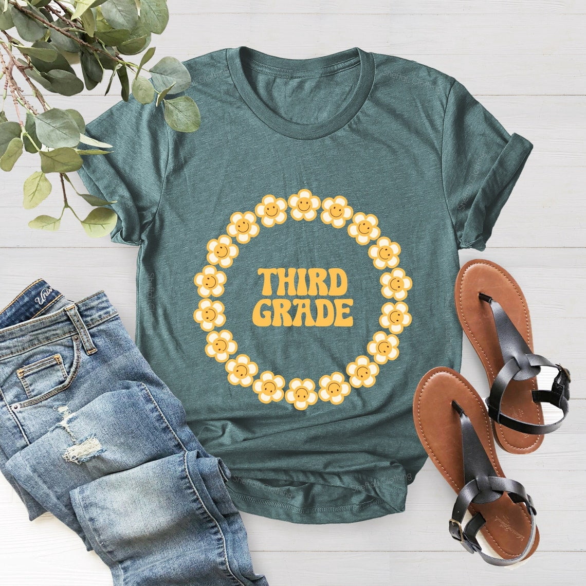 3rd Grade Teacher Shirt, Hello 3rd Grade Teacher Shirts, 3rd Grade Team ...