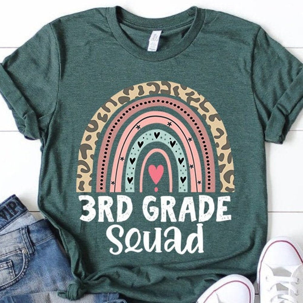3rd Grade Teacher Shirt, Third Grade Teacher Shirt, 3rd Grade Squad Shirt, Third Grade Squad ...