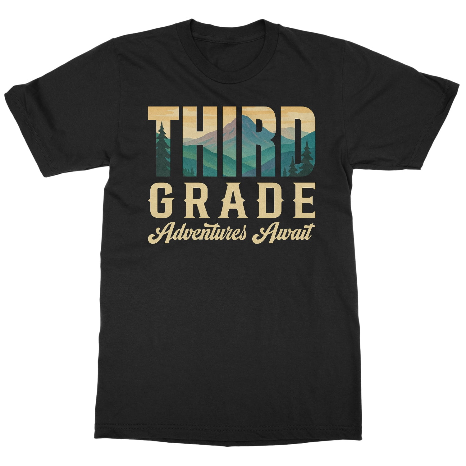 3rd Grade The Adventures Await - Funny Back to School Unisex T-Shirt ...