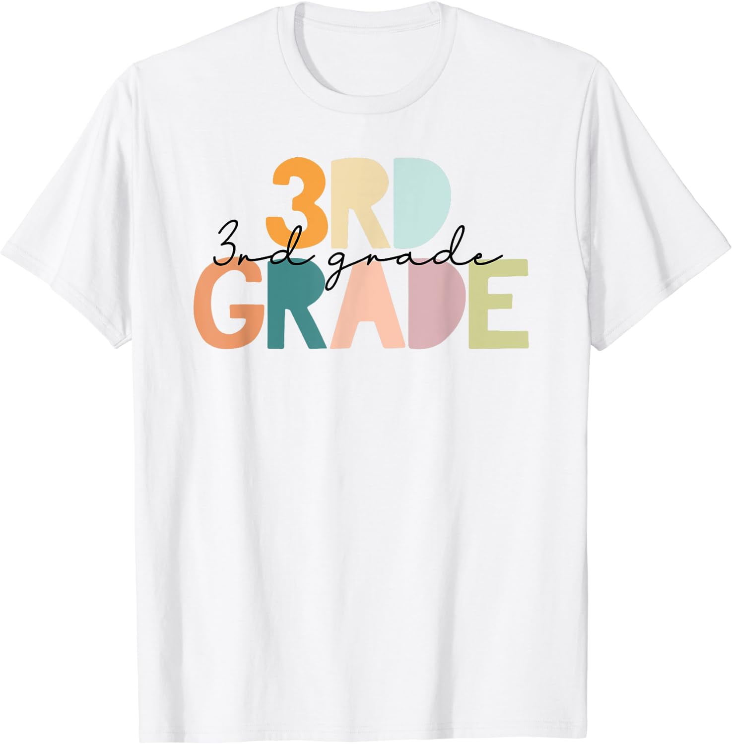 3rd grade Vintage teacher team Third grade squad girls boys T-Shirt ...