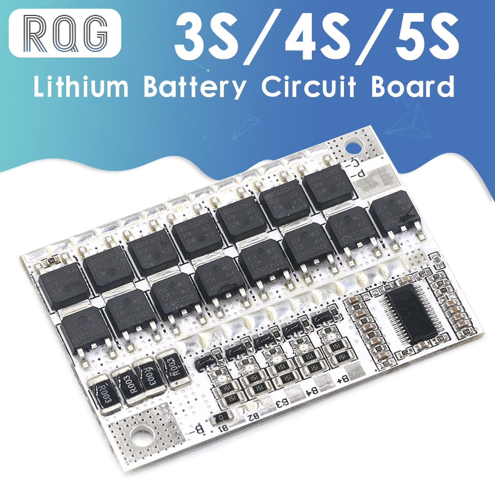 3s/4s/5s Bms 12v 16.8v 21v 3.7v 100a Li-ion Lmo Ternary Lithium Battery ...
