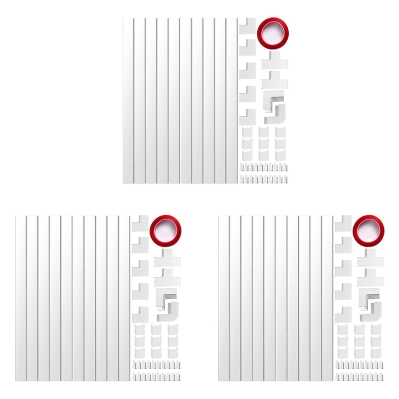 3set Cable Concealer, Cord Cover Raceway Kit, Wire Cover for Mount TV ...