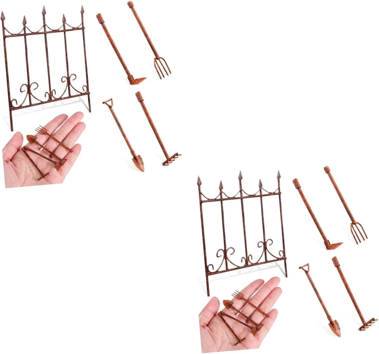 3sets Ornaments Small Zen Garden Rake Sand Table Tool Miniatures ...