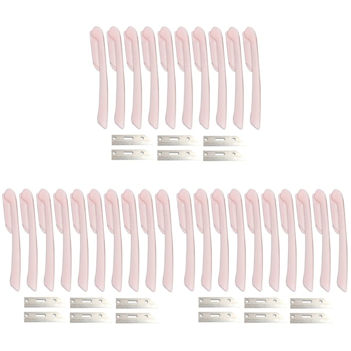 3sets10pcs Precision Dermaplaning Shavers of Eyebrow Shave Tool Trimmer ...