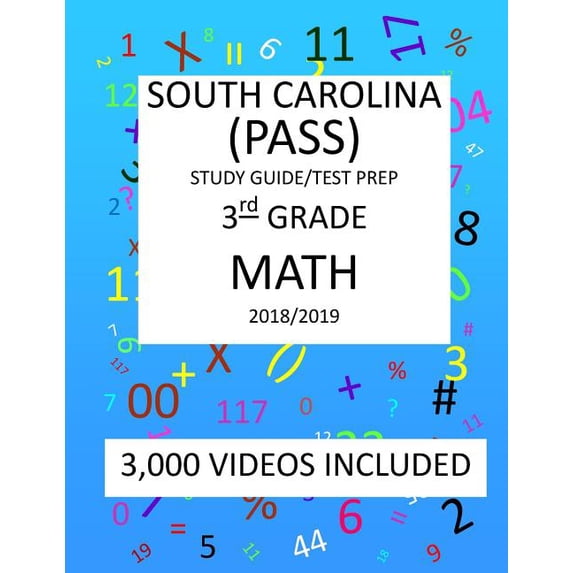 3th Grade SOUTH CAROLINA PASS TEST, 2019 MATH, Test Prep : 3th Grade ...