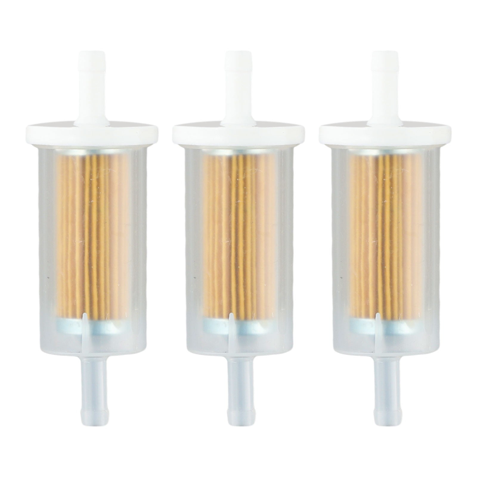3x 1/4\'\' Inline Fuel Filter For 695666 691035 845125 Mower Tractor ...
